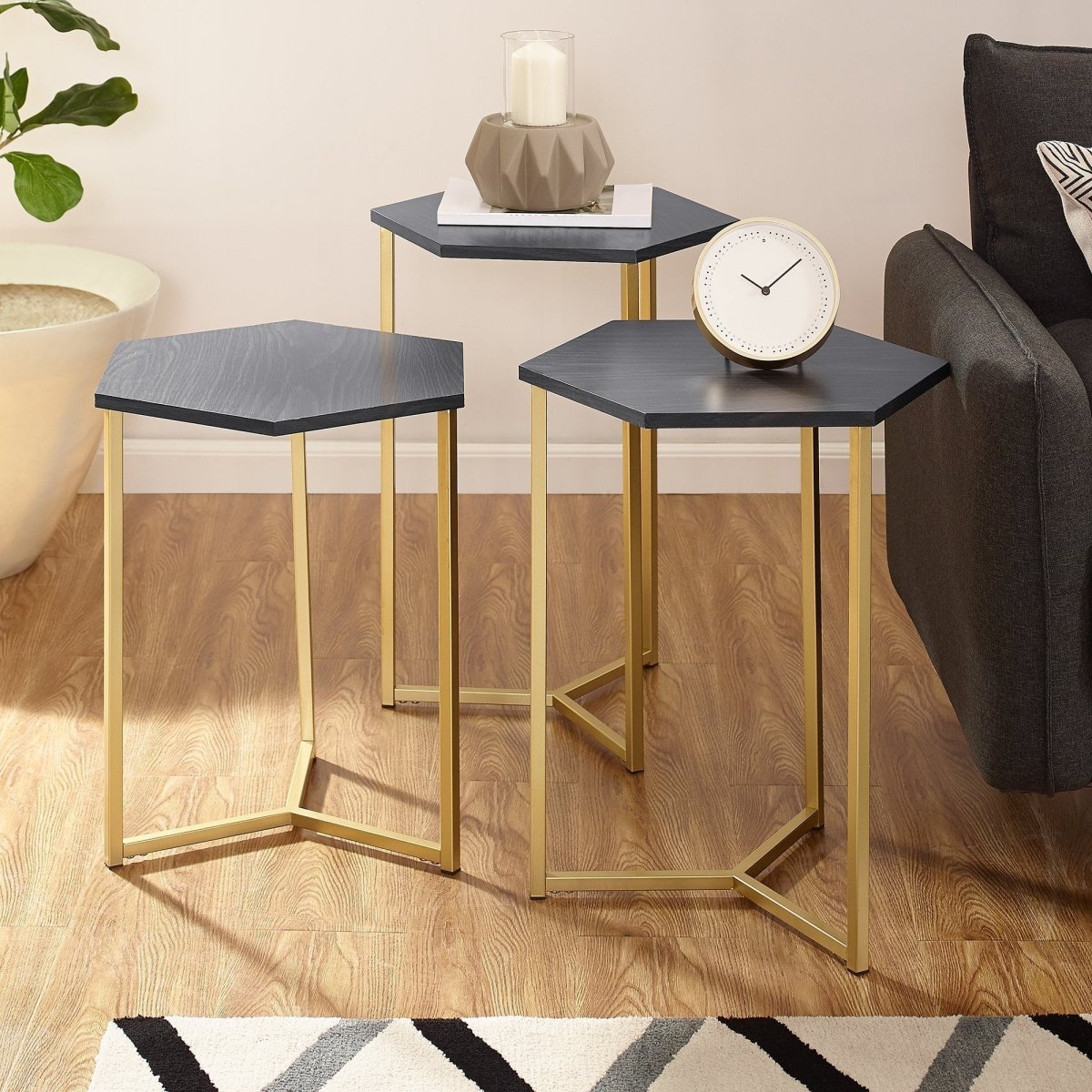 Hex Nesting Tables | lily & onyx