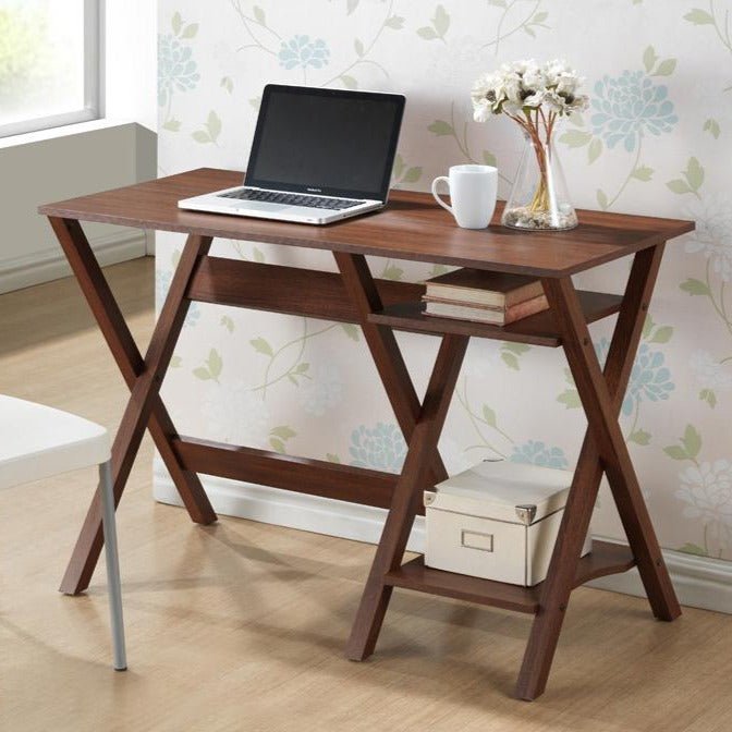 Baxton Studio SD 09 OAK Crossroads Writing Desk Oak New