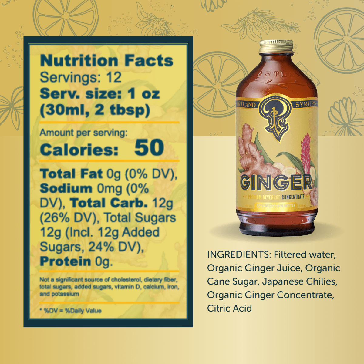 Authentic Ginger Syrup | lily & onyx