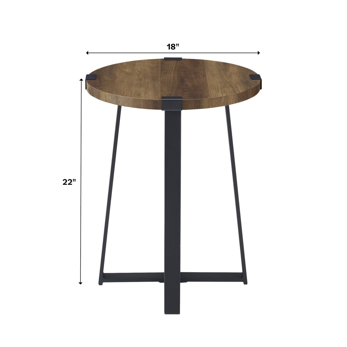 Metal Wrap 18 inch Side Table | lily & onyx
